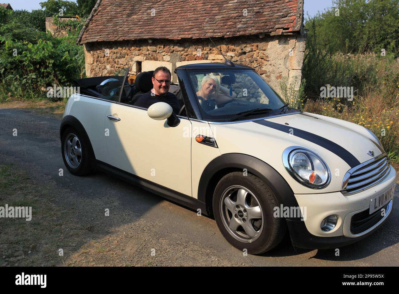 Woman driving in france holiday hi-res stock photography and images - Alamy