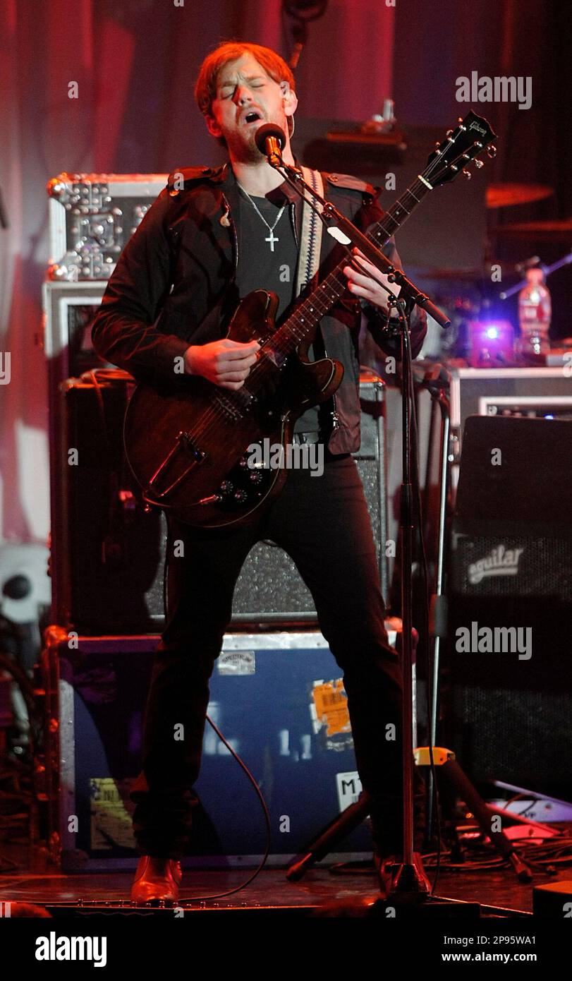 Singer and musician Caleb Followill performs with the rock band Kings ...