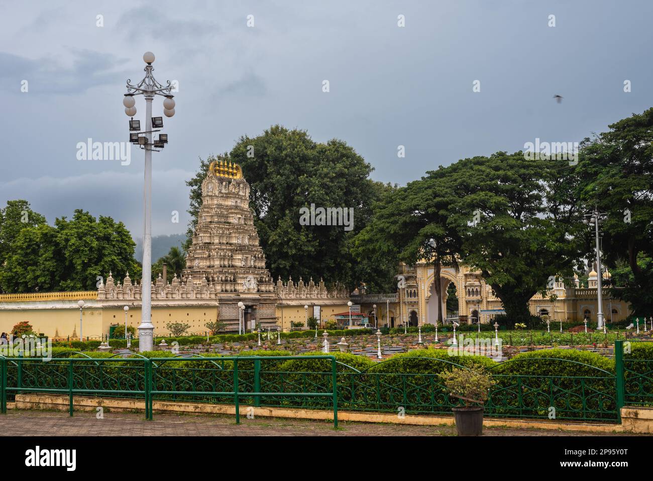 Mysore Palace Karnataka India September 1 2022 Tourists visiting the ...