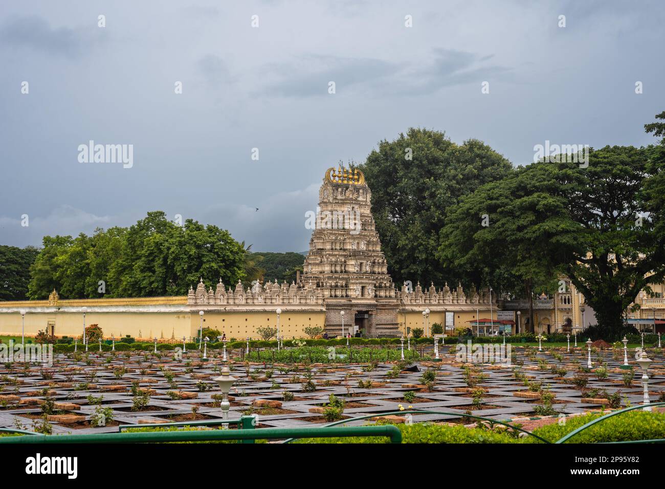 Mysore Palace Karnataka India September 1 2022 Tourists visiting the ...
