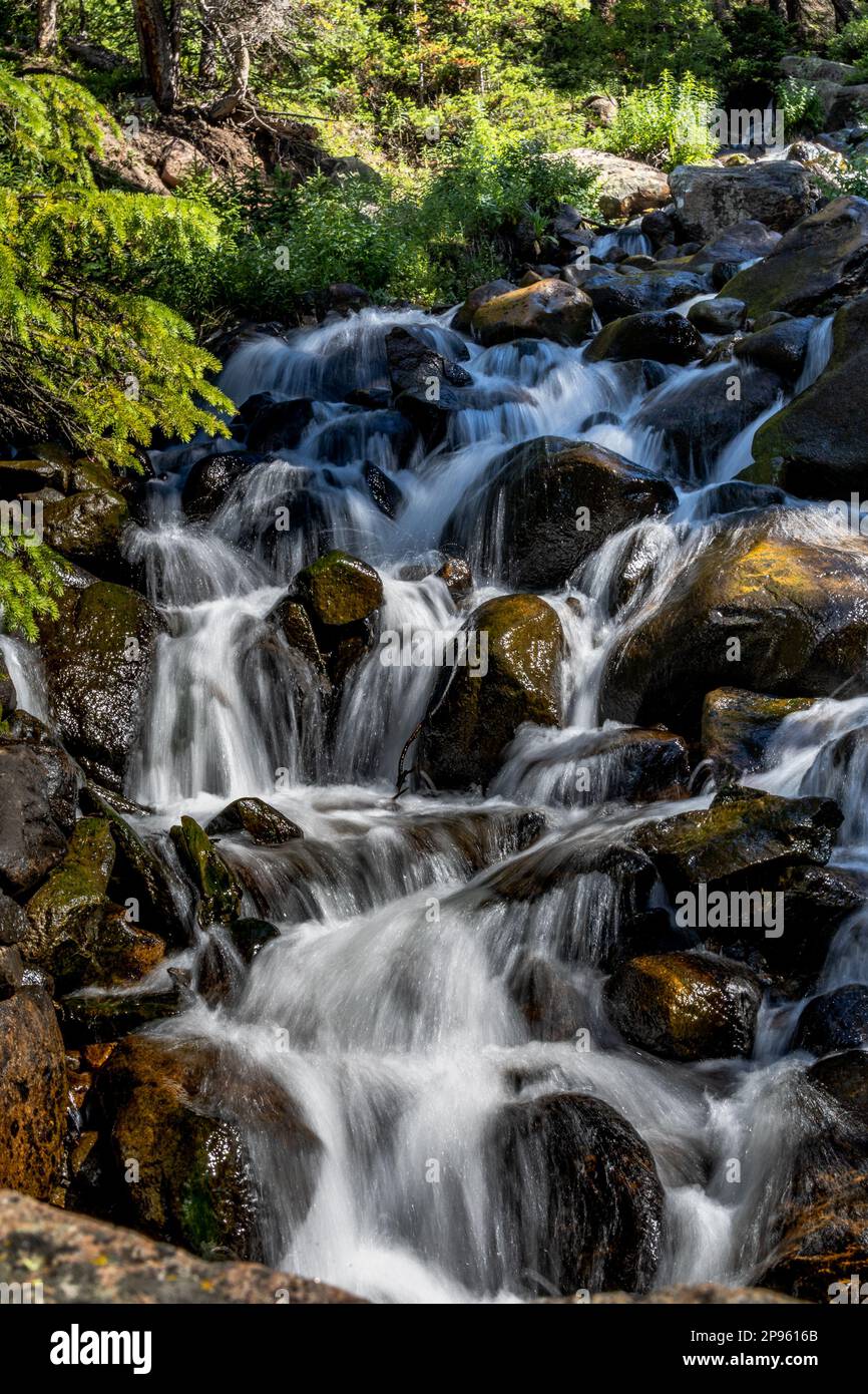 Waterfall after a big storm Stock Photo - Alamy