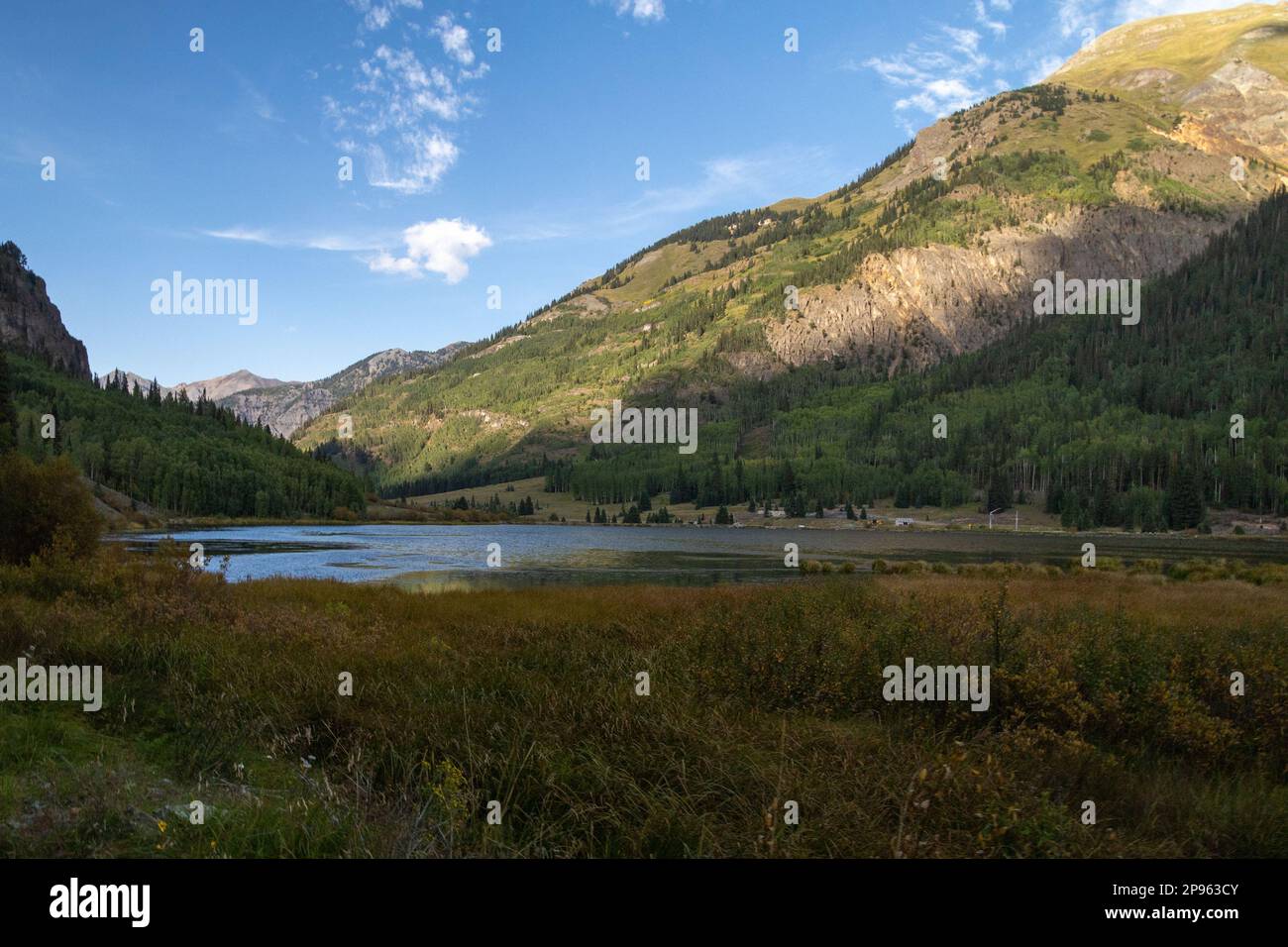 Crystal Lake in Ouray Colorado Stock Photo - Alamy