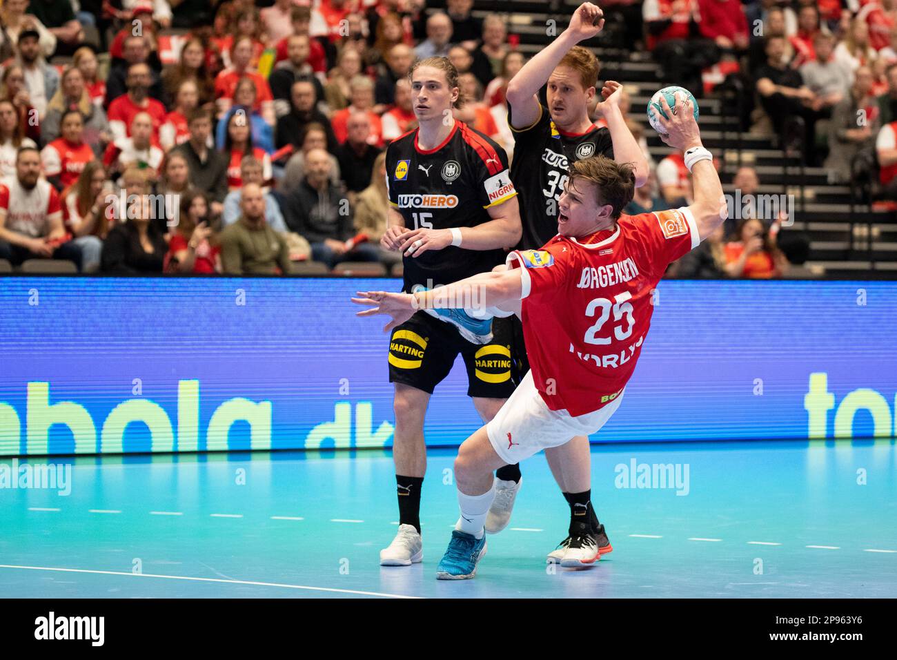 Aalborg, Denmark. 09th Mar, 2023. Lukas Jorgensen (25) of Denmark seen ...