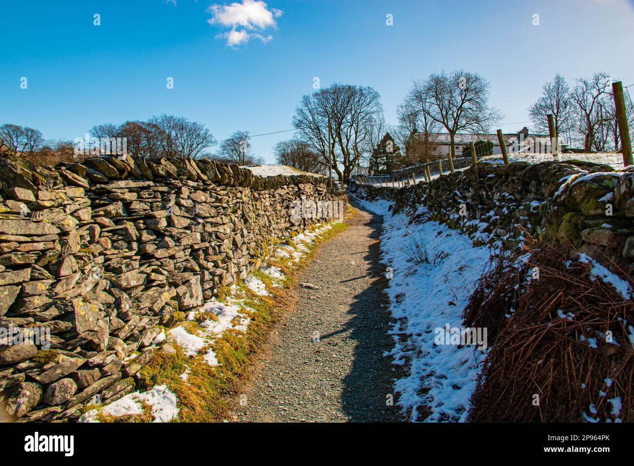 Beautiful village of Chapel Stile, Lake District National Park, Cumbria ...