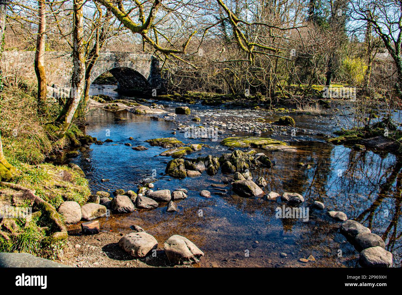 The beautiful village of Skelwith Bridge, Lake District National Park ...