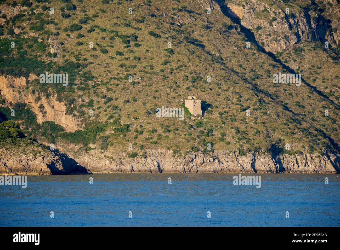 Saracen tower on the Amalfi coast, Italy Views of the Amalfi coast from ...