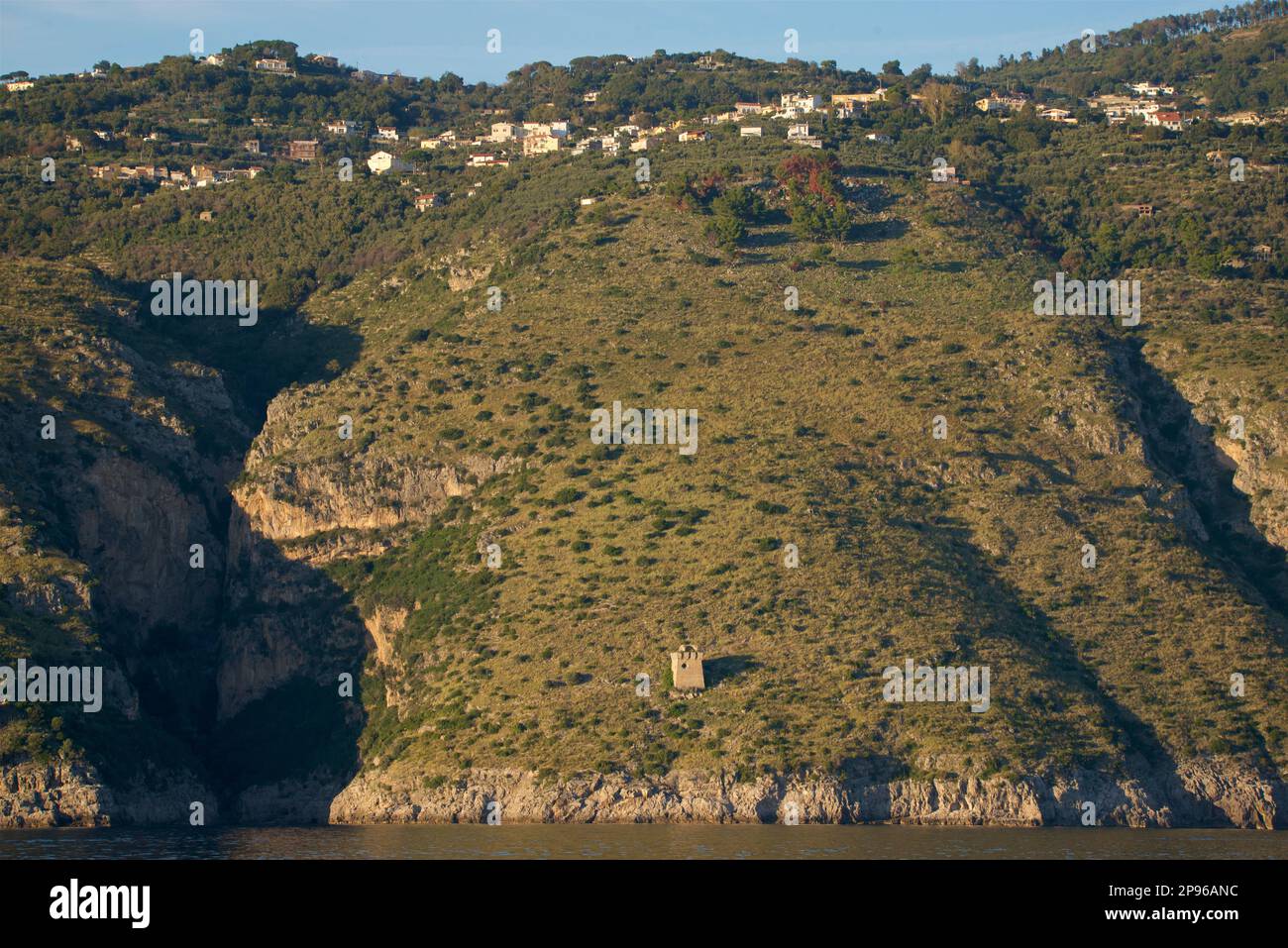Saracen tower on the Amalfi coast, Italy Views of the Amalfi coast from ...