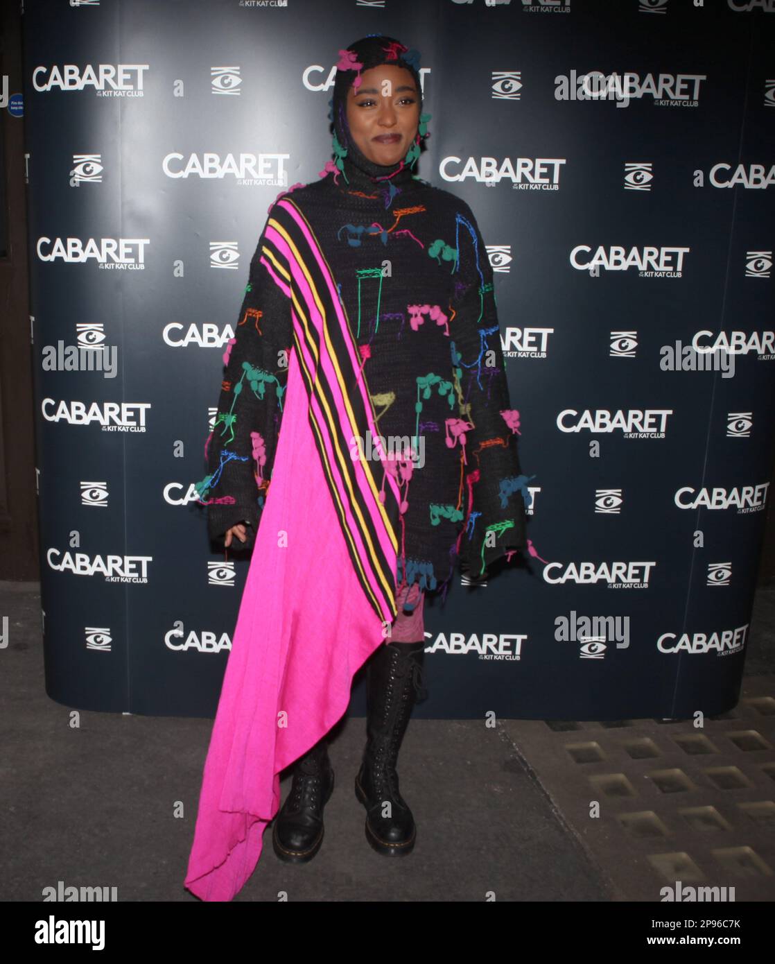 London, UK. Arsema Thomas at the Cabaret Musical gala night. Kit Kat ...