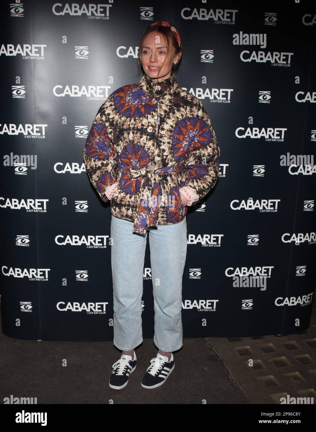 London, UK. Laura Haddock at the Cabaret Musical gala night. Kit Kat ...