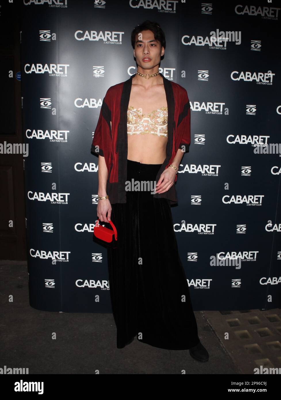 London, UK. Jason Kwan at the Cabaret Musical gala night. Kit Kat Club ...