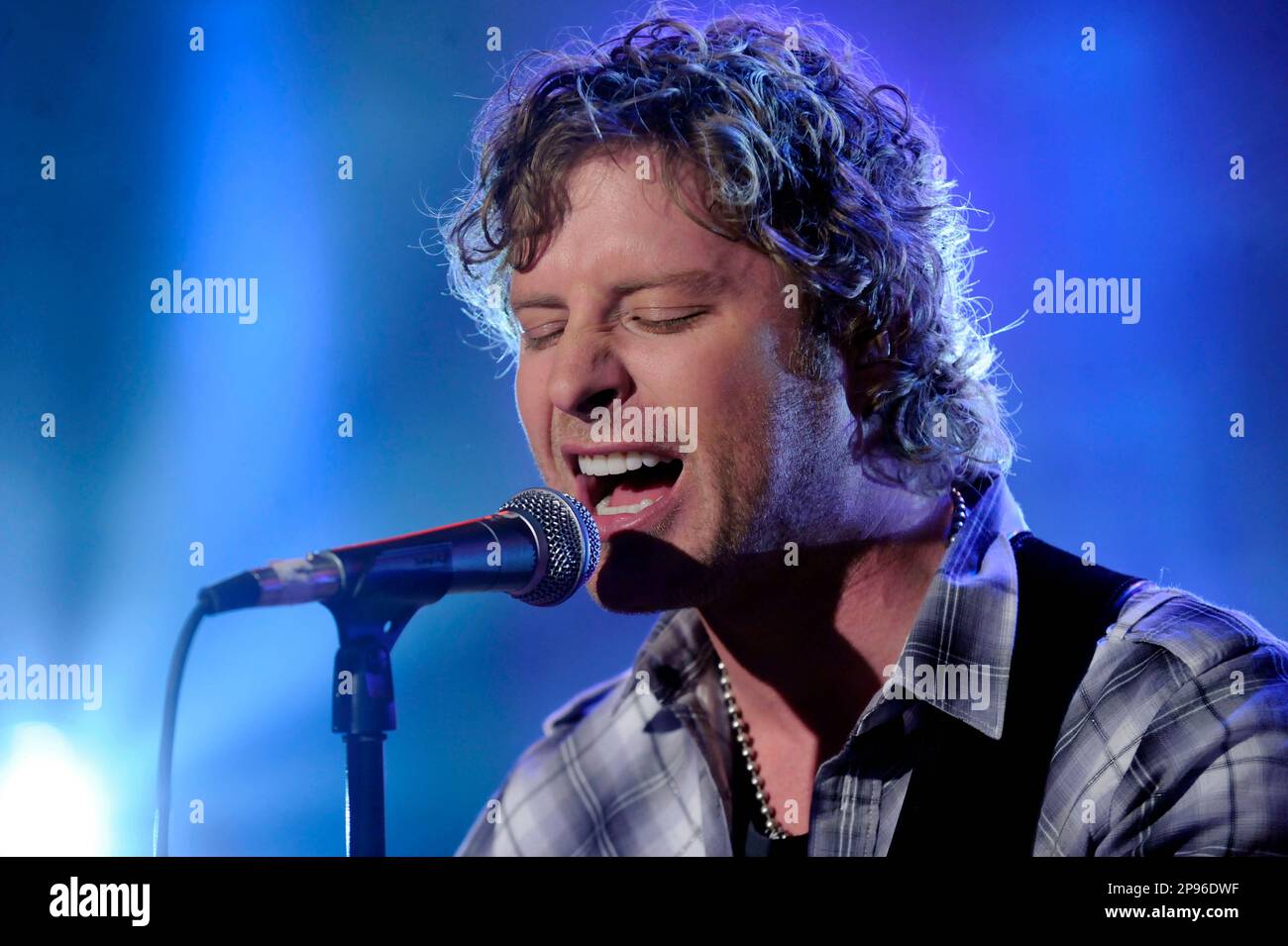 Country singer Dierks Bentley performs "Feel That Fire", the title song ...