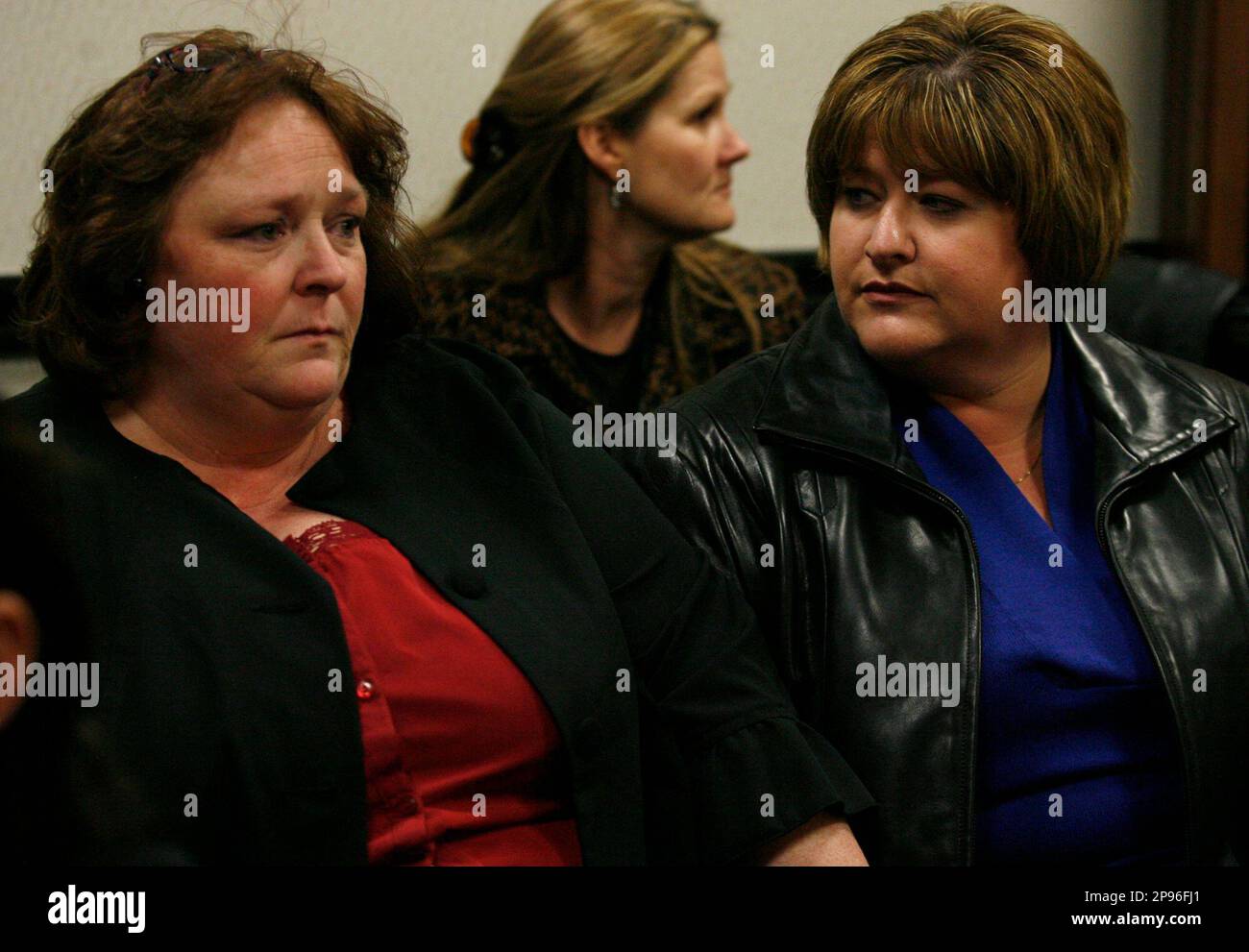 Sheryl Sawyers, Riley Ann Sawyers' grandmother, left, and her attorney ...