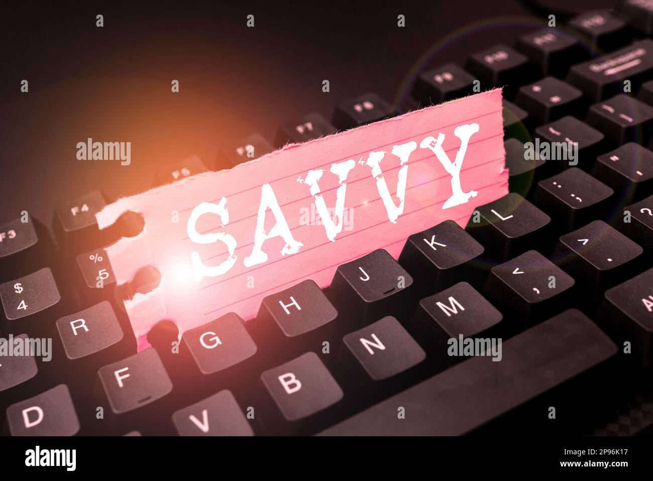 Conceptual caption Savvy. Concept meaning having perception ...