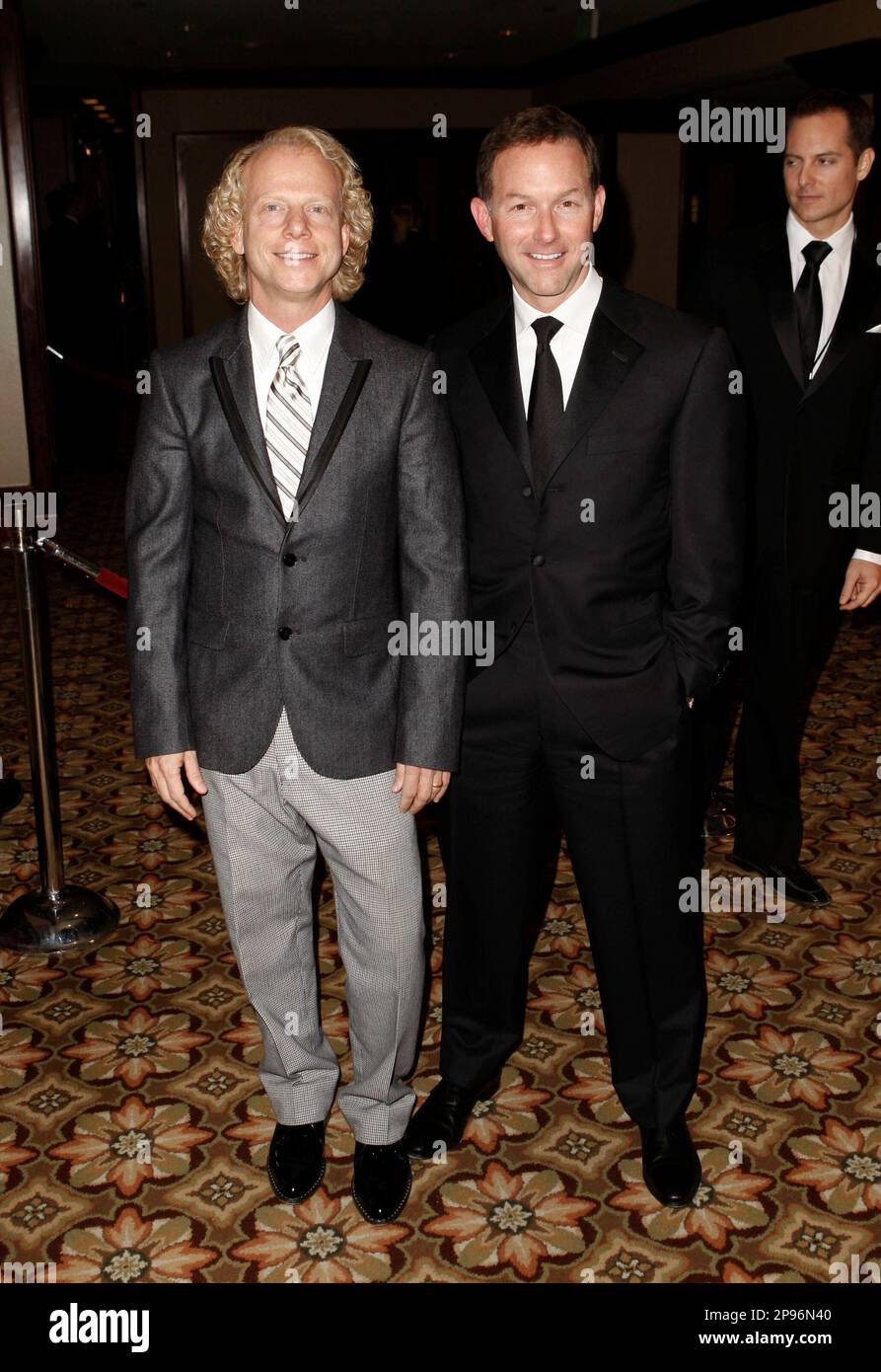 Producers Bruce Cohen, left, and Dan Jinks arrive at the Directors ...