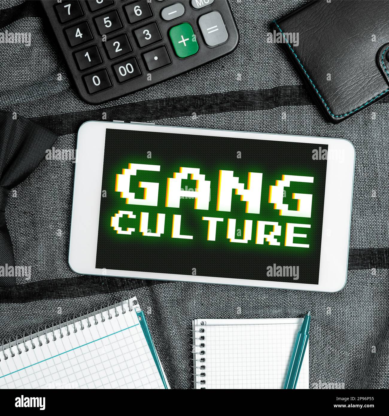 Hand writing sign Gang Culture. Word for particular organization of ...
