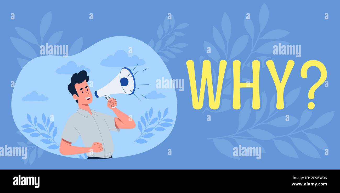 Conceptual display Why. Business showcase Asking for what reason and ...