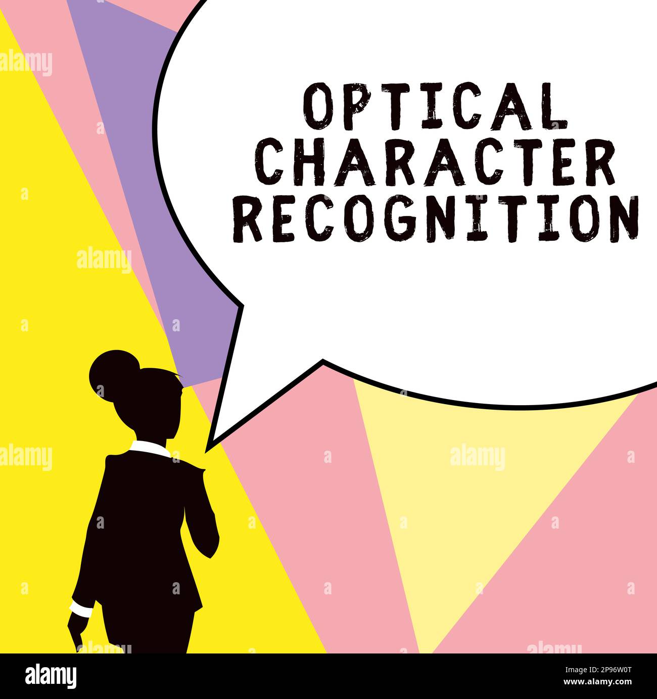 Text sign showing Optical Character Recognition. Concept meaning the ...