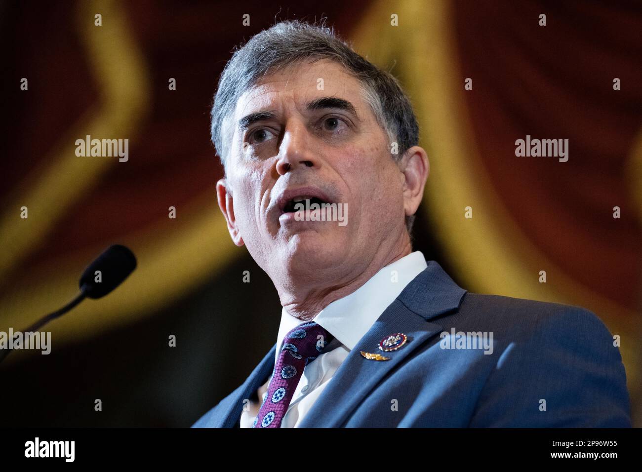 UNITED STATES - MARCH 10: Rep. Andrew Clyde, R-Ga., conducts a signing ...