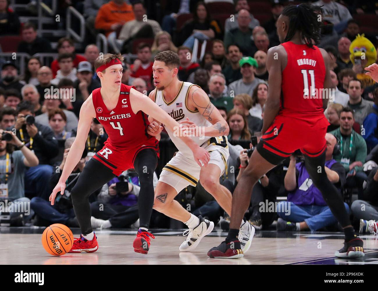 CHICAGO, IL - MARCH 10: Purdue Boilermakers forward Mason Gillis (0 ...