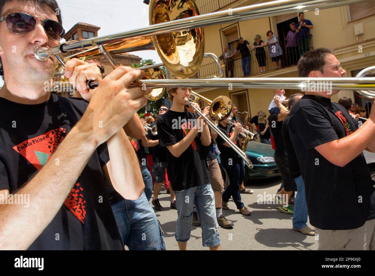 Parade.La Cobla Pirineu.La Patum (Masterpiece of Oral and Intangible ...