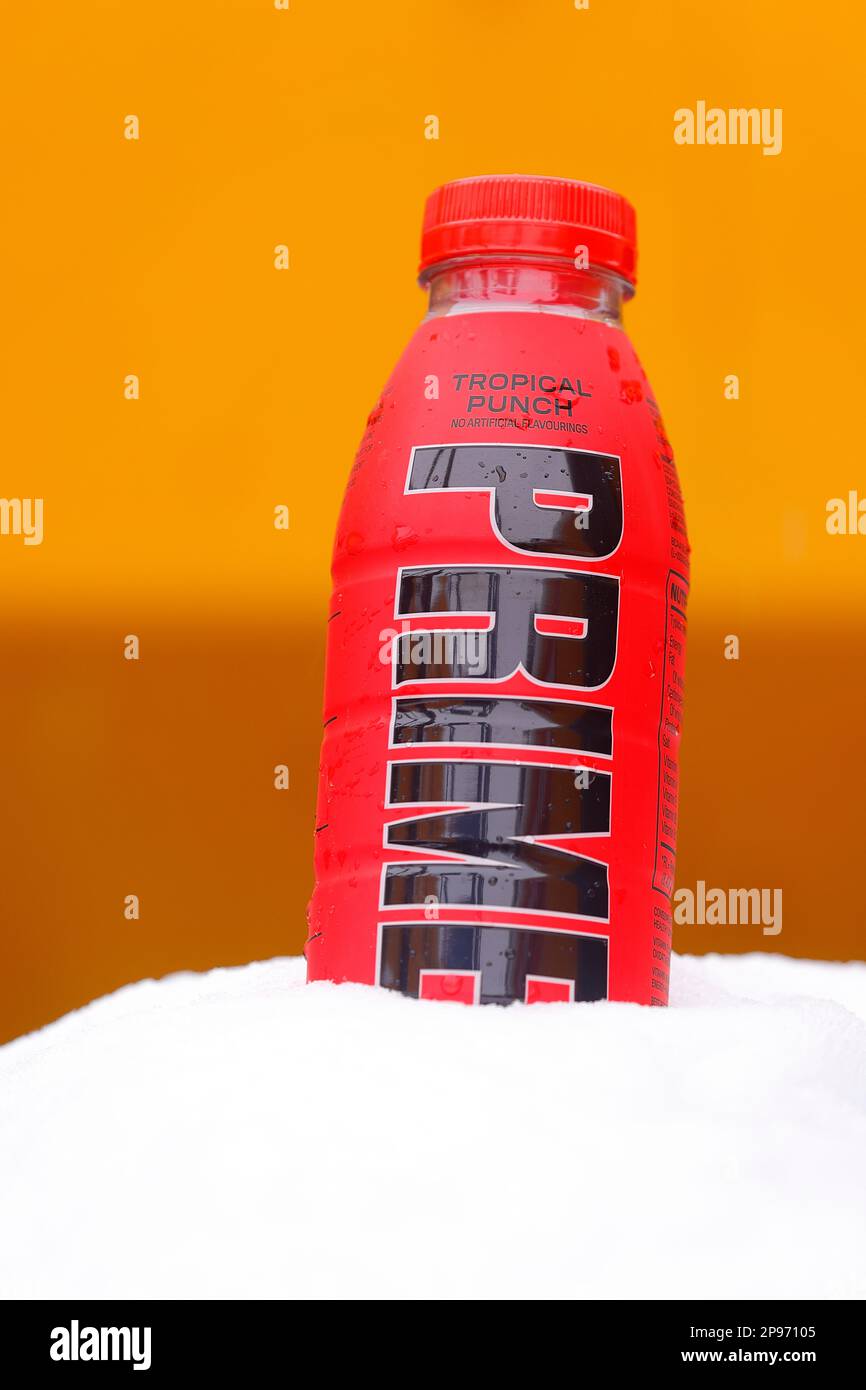 Prime Hydration drink which some retailers were selling for £100 per ...