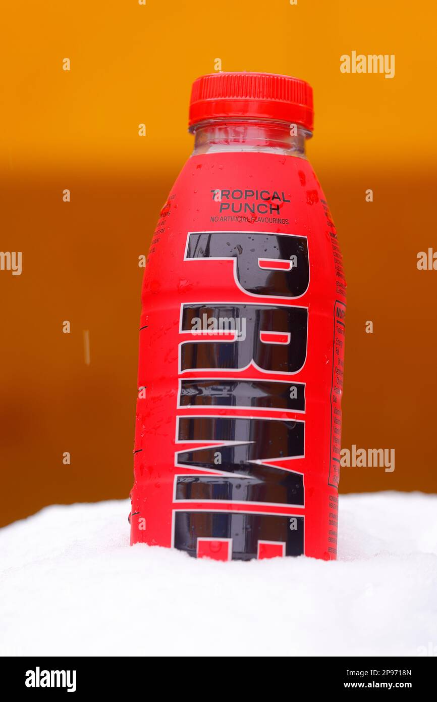 Prime Hydration drink which some retailers were selling for £100 per ...