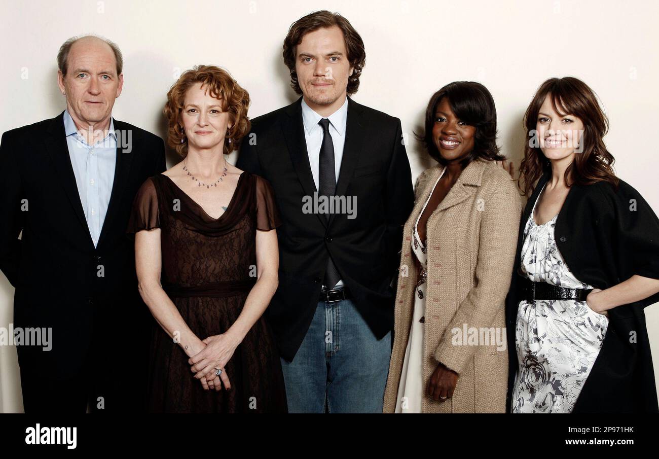 Actors, from left, Richard Jenkins, Melissa Leo, Michael Shannon, Viola ...
