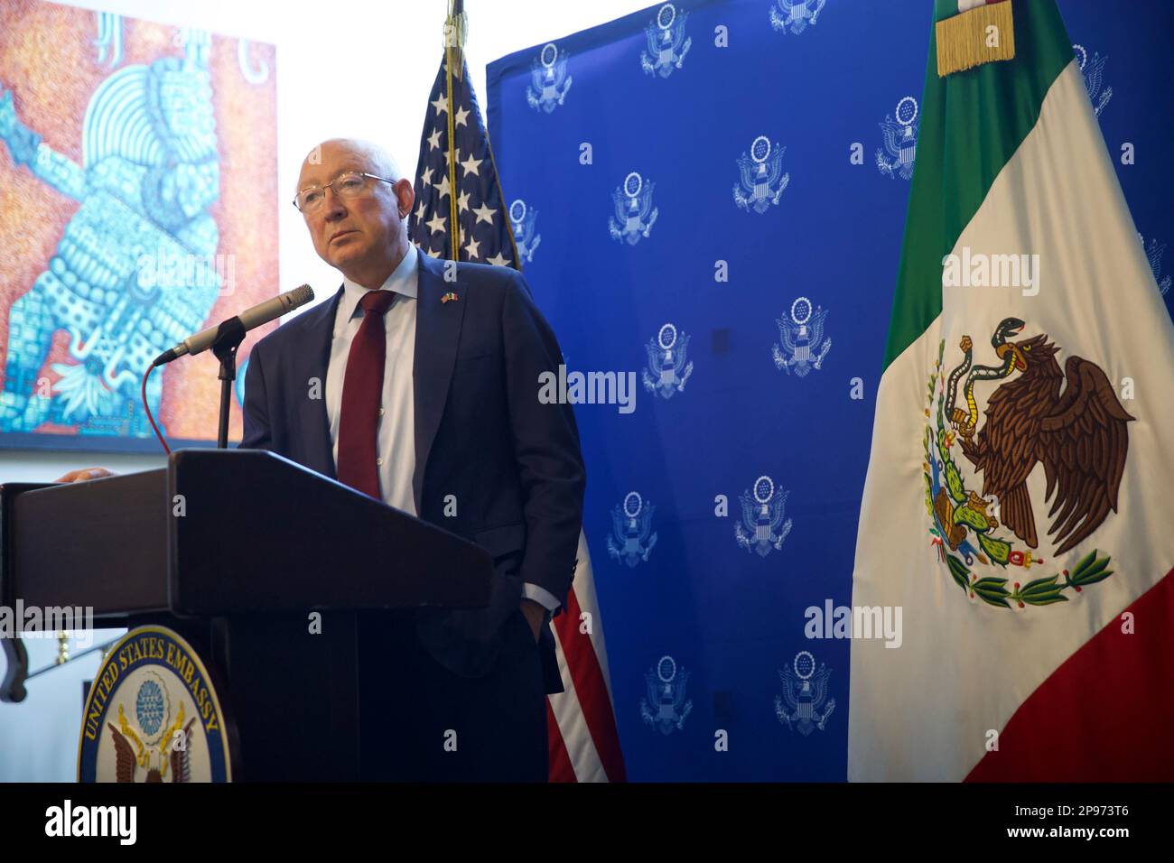 March 10, 2023, Mexico City, Mexico: US Ambassador to Mexico, Ken ...