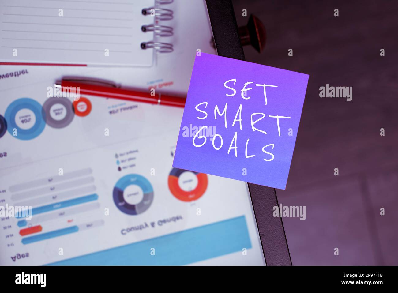 Inspiration showing sign Set Smart Goals. Business concept Establish ...