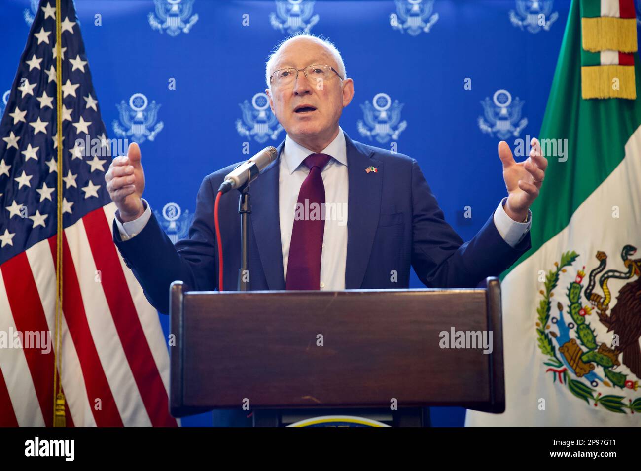 Mexico City, Mexico. 10th Mar, 2023. US Ambassador to Mexico, Ken ...