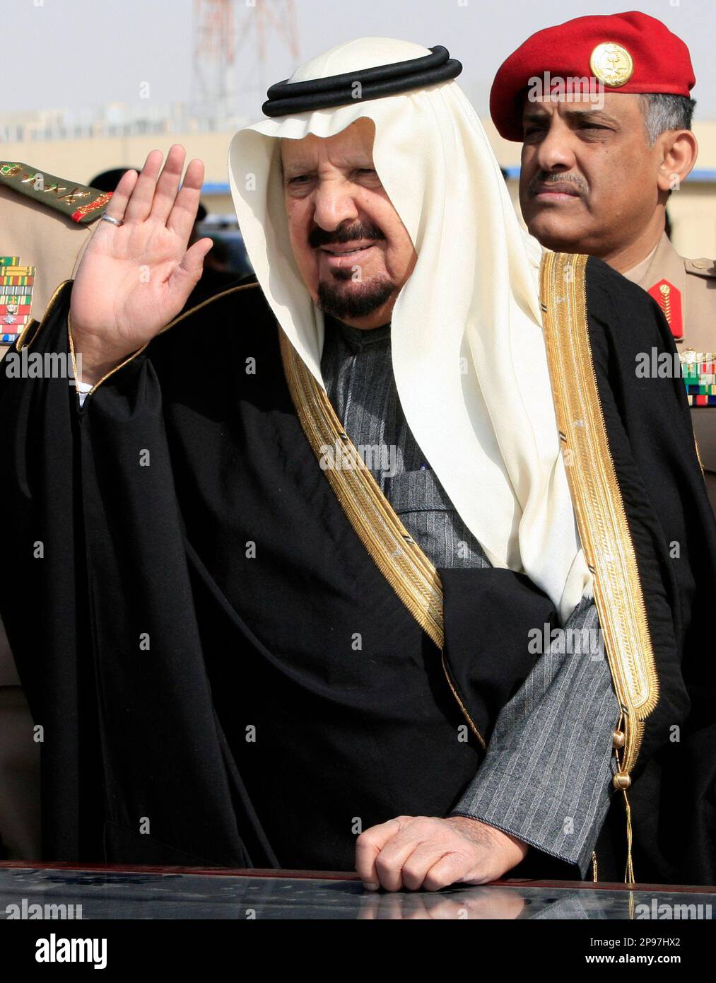 Saudi Arabia's deputy defence minister, Prince Abdul Rahman bin Abdul Aziz, attends a graduation ...