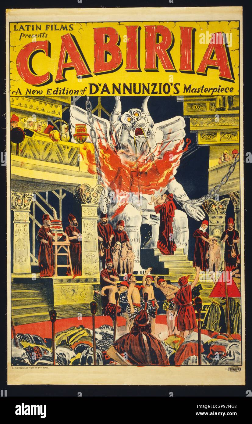 1914 : The original 20's american movie poster of italian silent movie ...