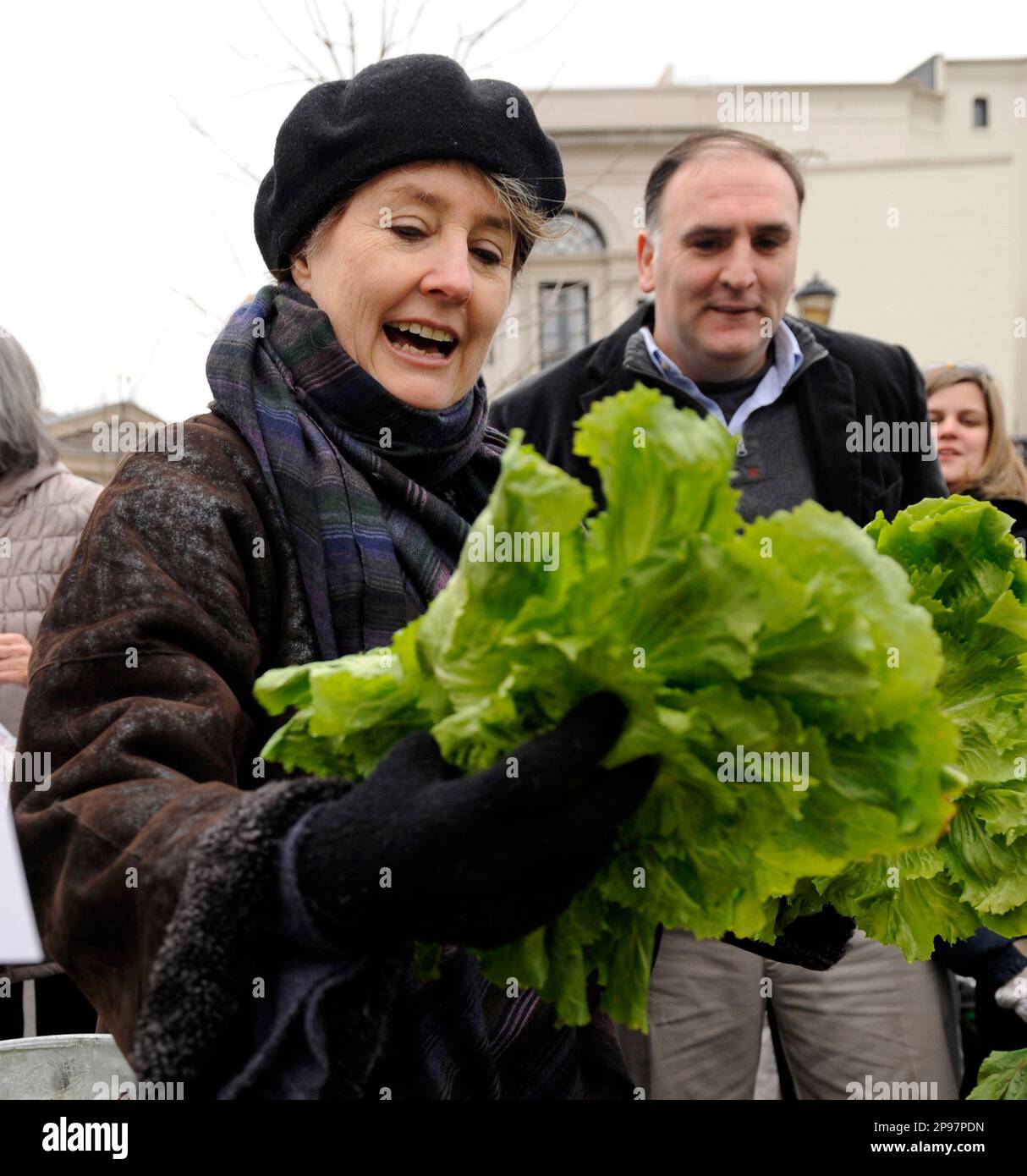 Alice Waters, the executive chef and owner of Chez Panisse in Berkeley ...
