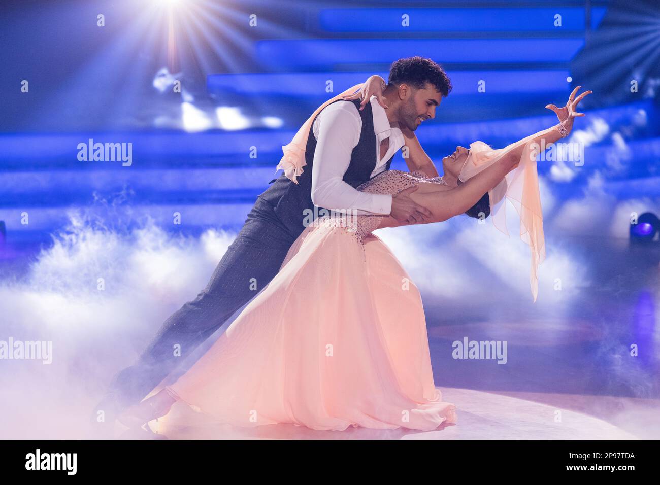 Cologne, Germany. 10th Mar, 2023. Younes Zarou, TikTok star, and Malika ...