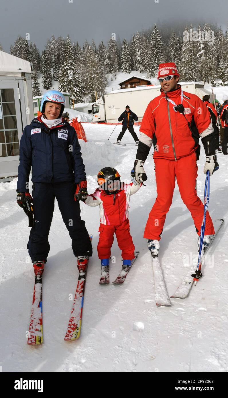 Daniela Ceccarelli with her daughter Lara and husband Alessandro ...
