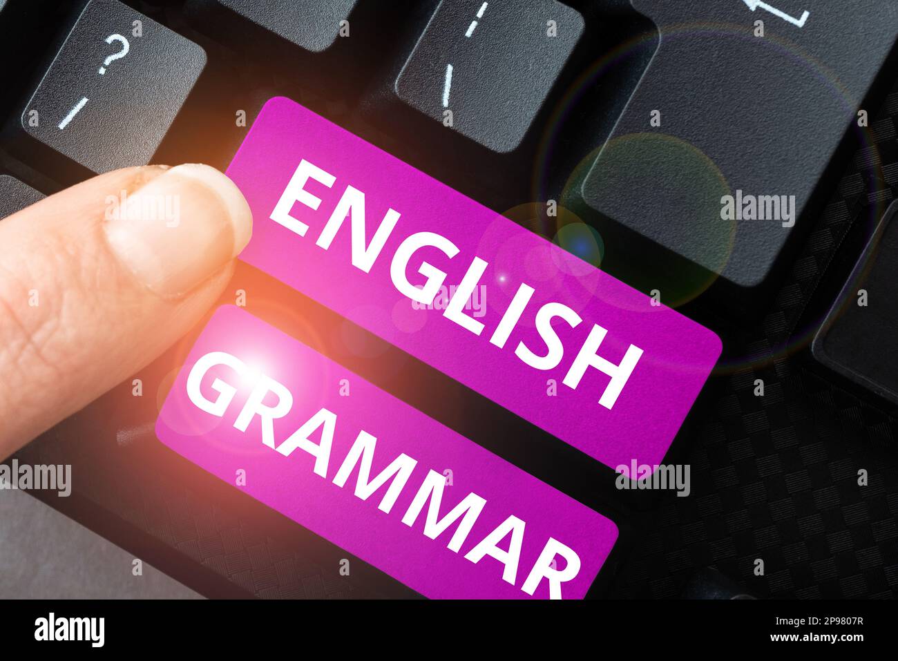Sign displaying English Grammar. Business concept courses cover all ...