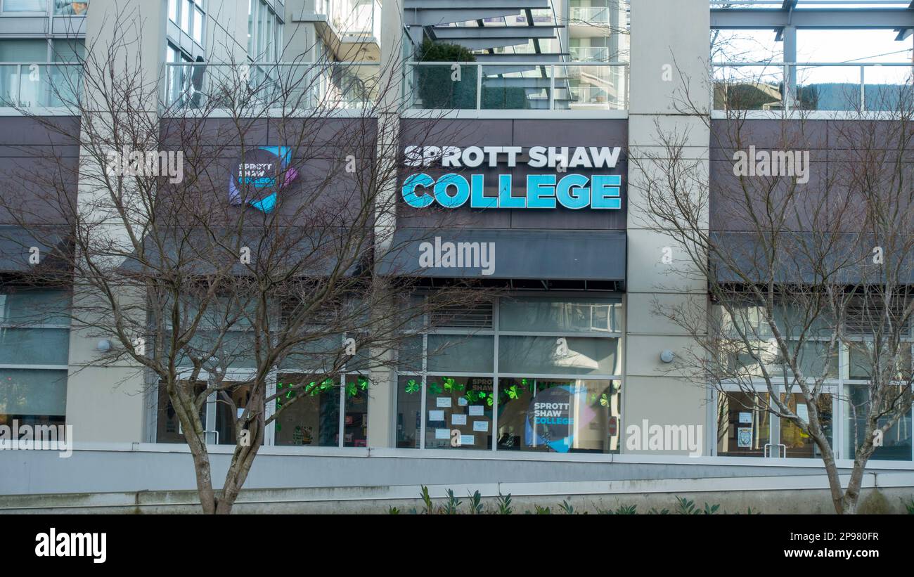 March 9 2023- Sprott Shaw College in Surrey, British Columbia Canada Stock Photo - Alamy