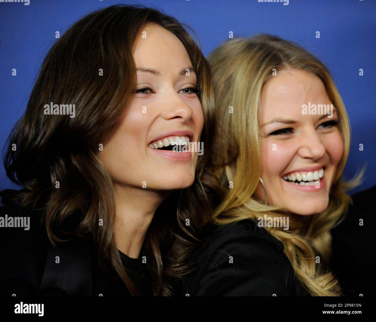 "House" cast members Olivia Wilde, left, and Jennifer Morrison pose ...