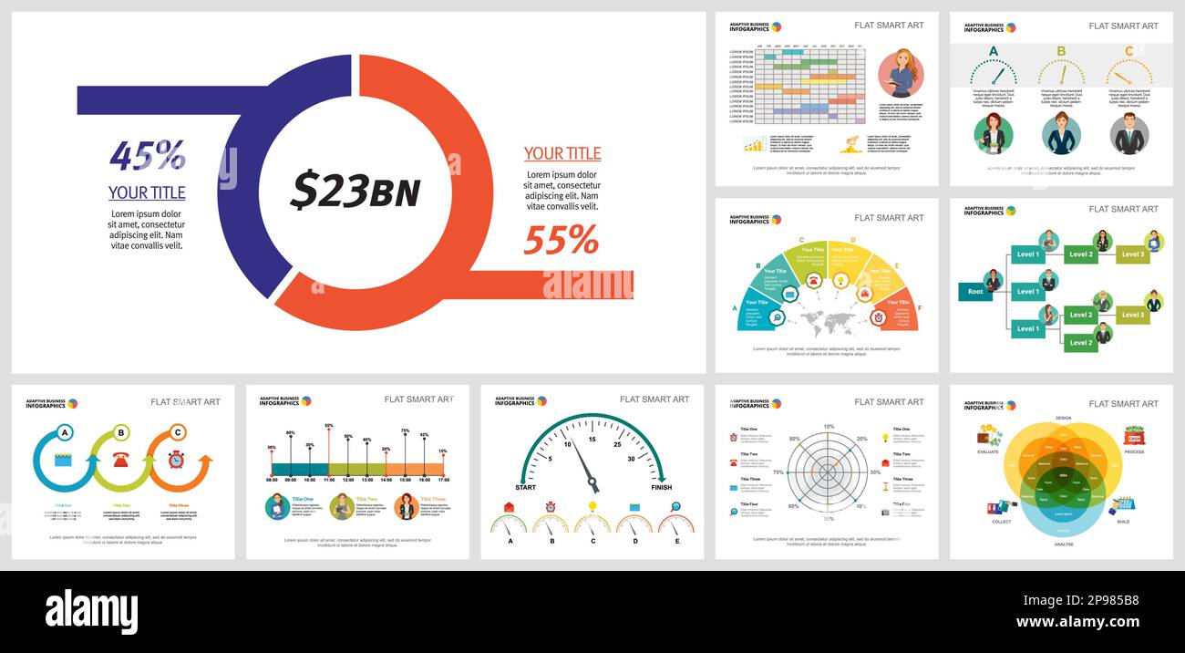 Business infographic slide design set Stock Vector Image & Art - Alamy