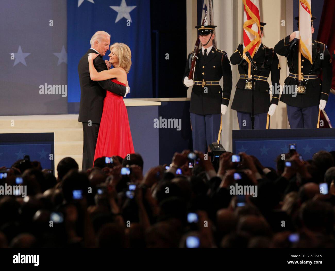 Vice President Joe Biden and his wife Jill Biden dance at the Biden ...
