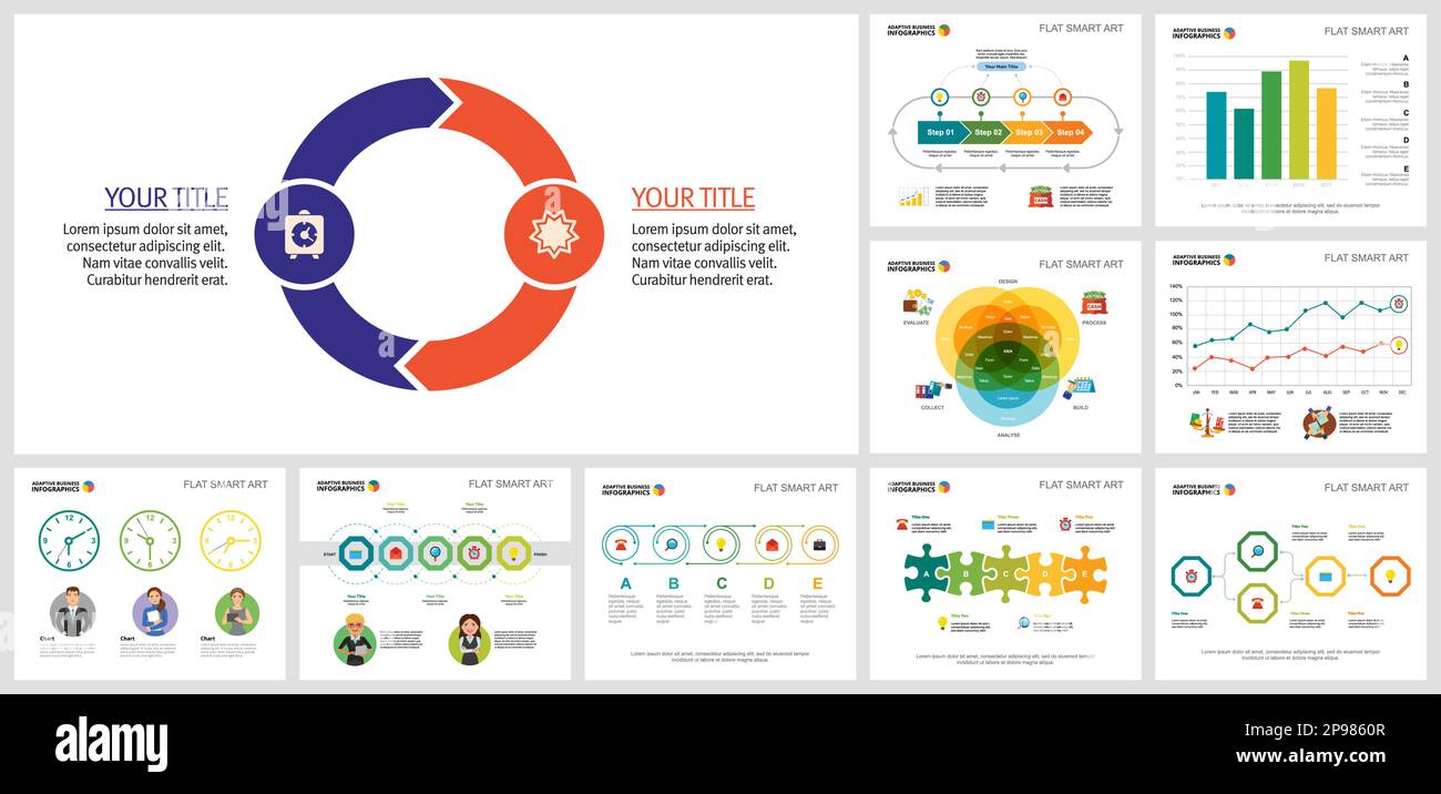 Set of graphic business infographic charts Stock Vector Image & Art - Alamy