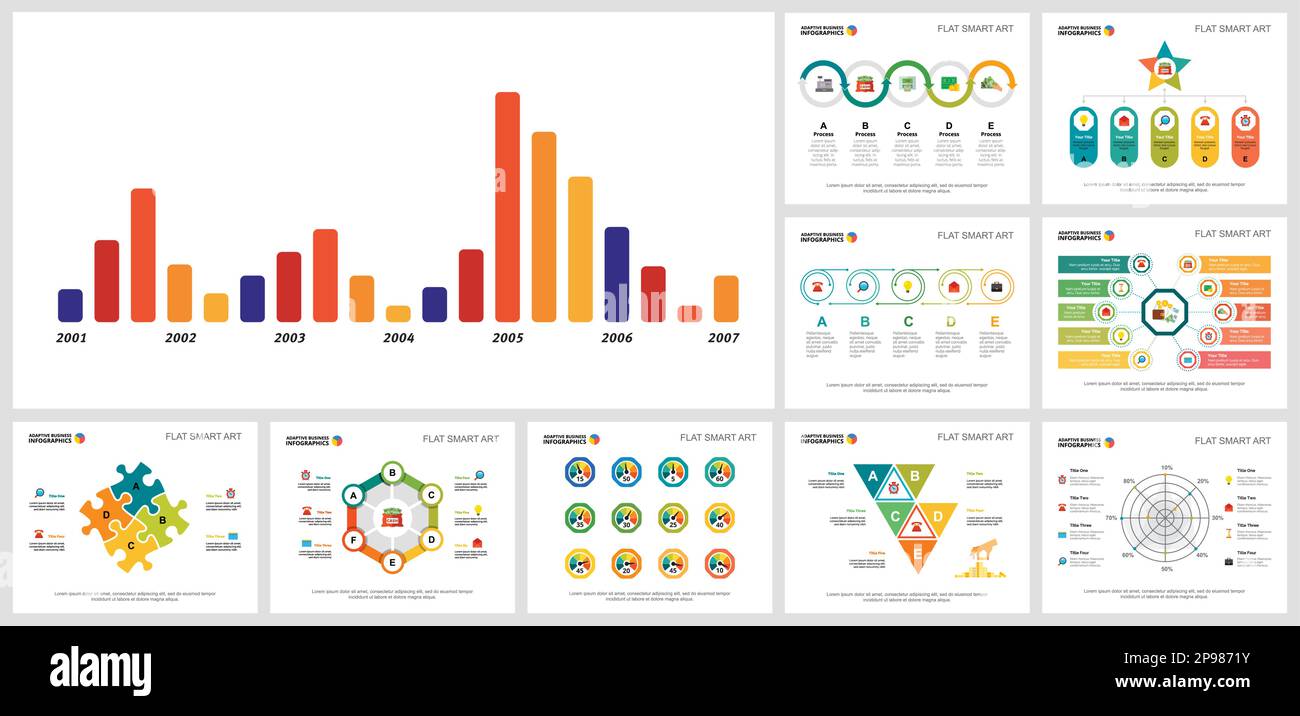 Set of business graphic designs for management Stock Vector Image & Art ...
