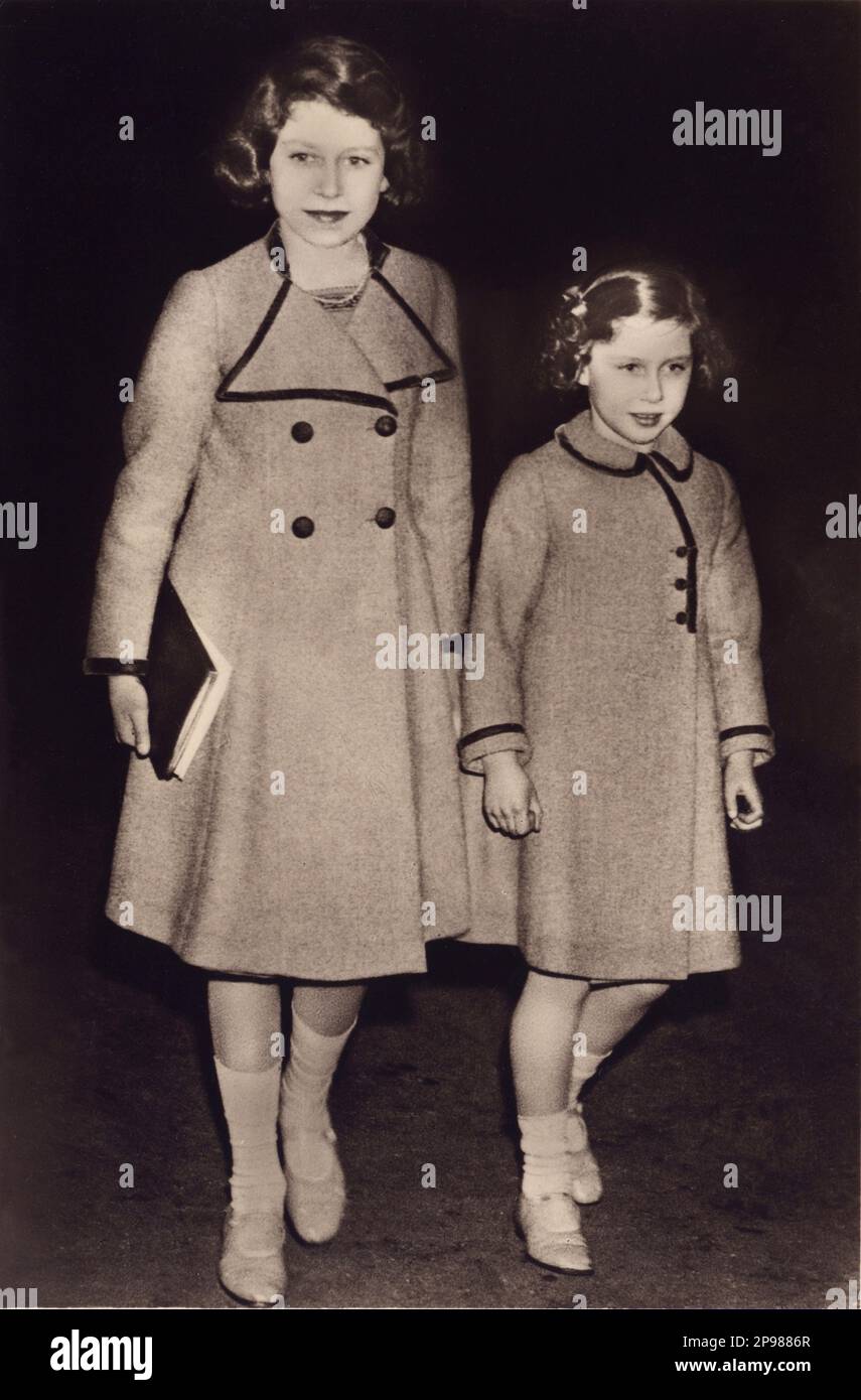 1937 ca , London , England : The daughters of King GEORGE VI of the ...