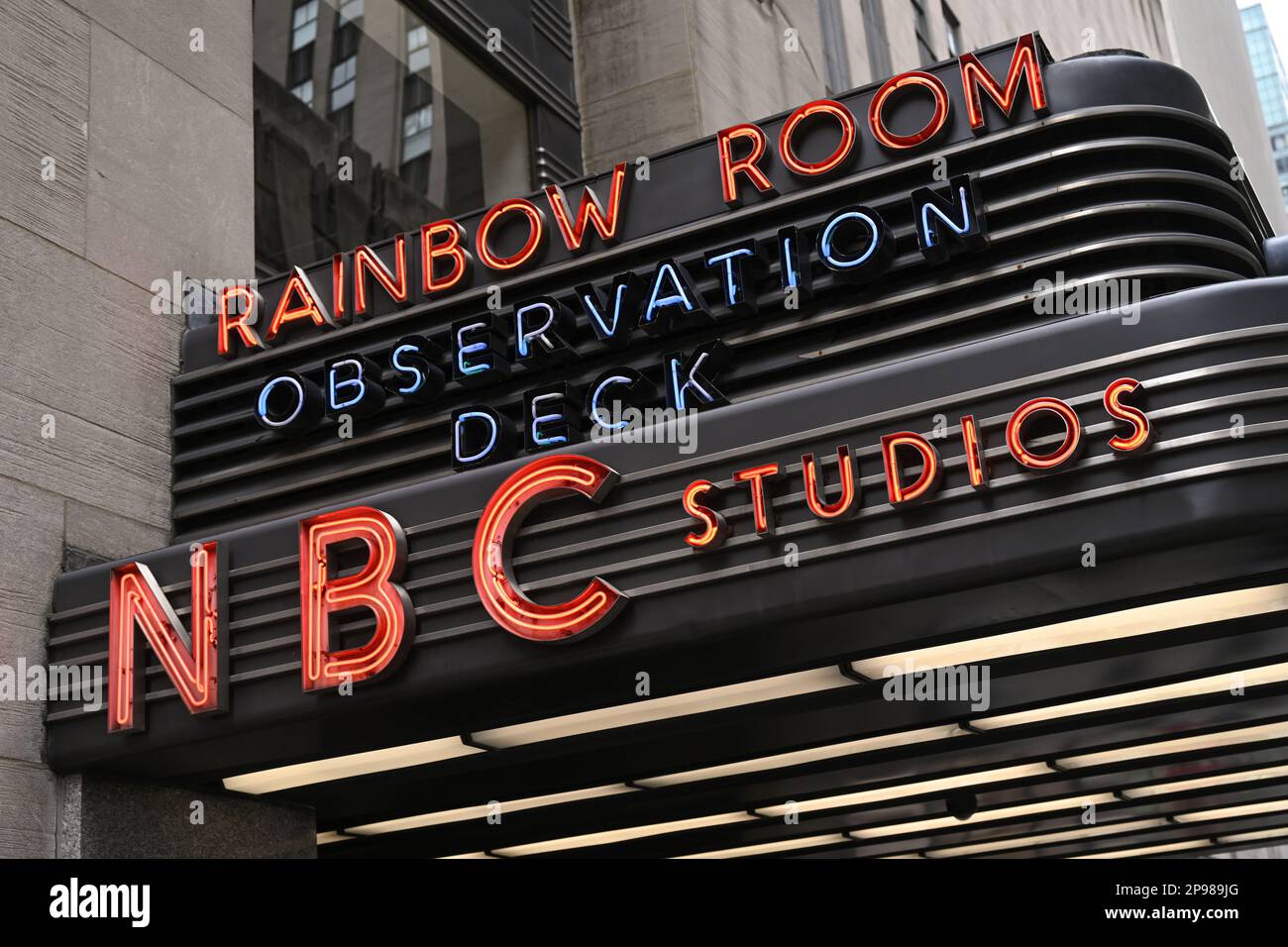 The entrance to the Rockefeller Center's Top of the Rock Observation ...