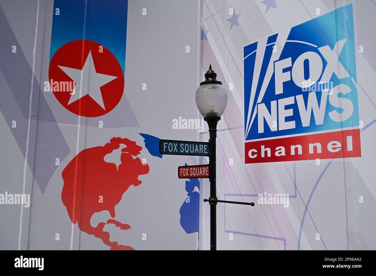 An exterior view of the Fox News Headquarters at the News Corporation ...