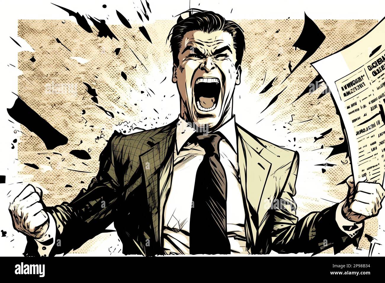 Office zombie cartoon hi-res stock photography and images - Alamy