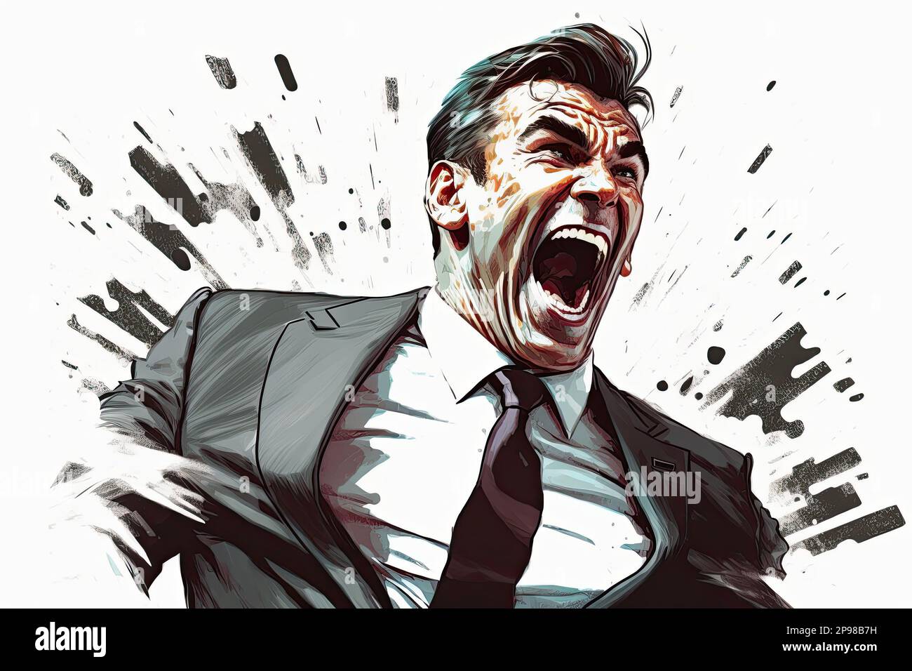 Evil man suit hi-res stock photography and images - Alamy
