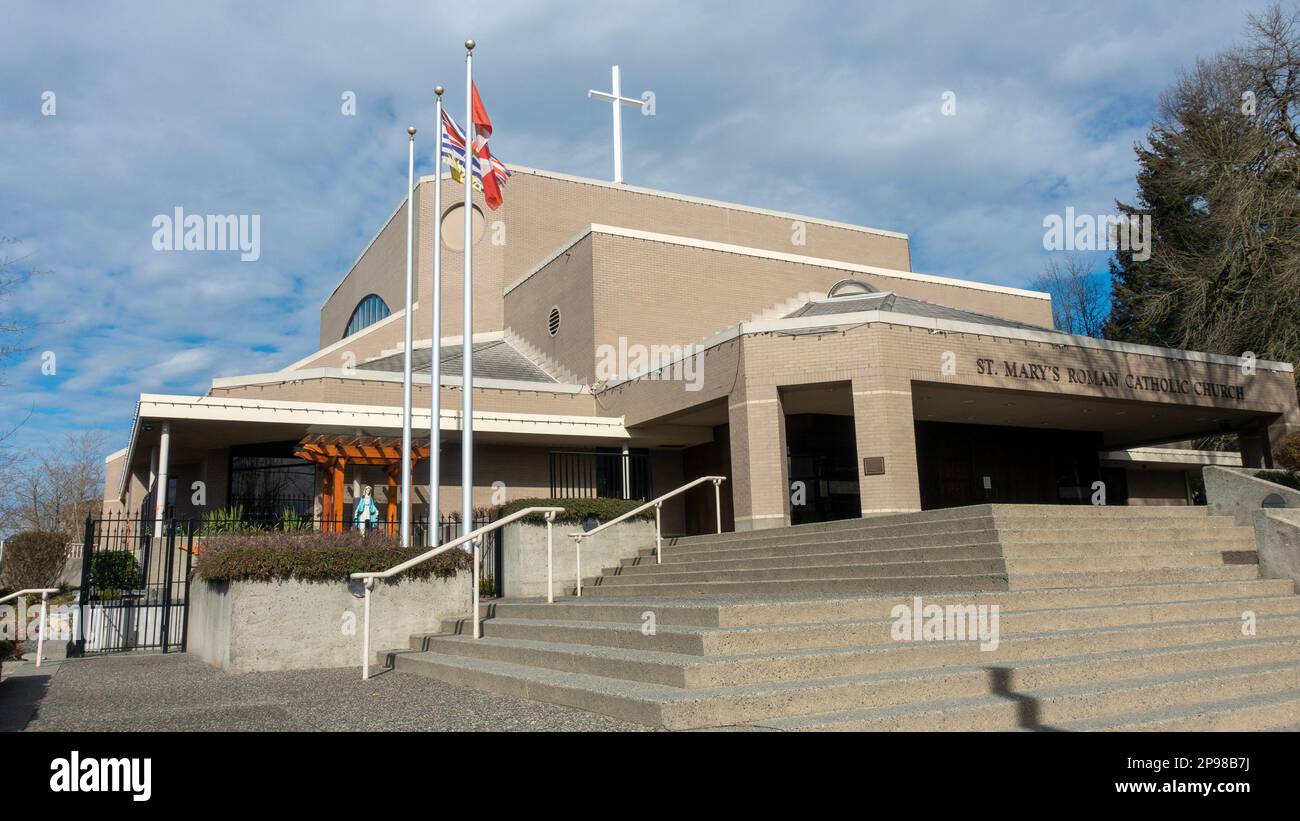 March 9 2023- St. Mary's Roman Catholic Church in Vancouver, British ...