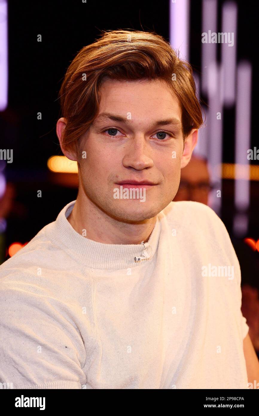 Damian Hardung attends the NDR Talk Show at NDR Studio on March 10 ...