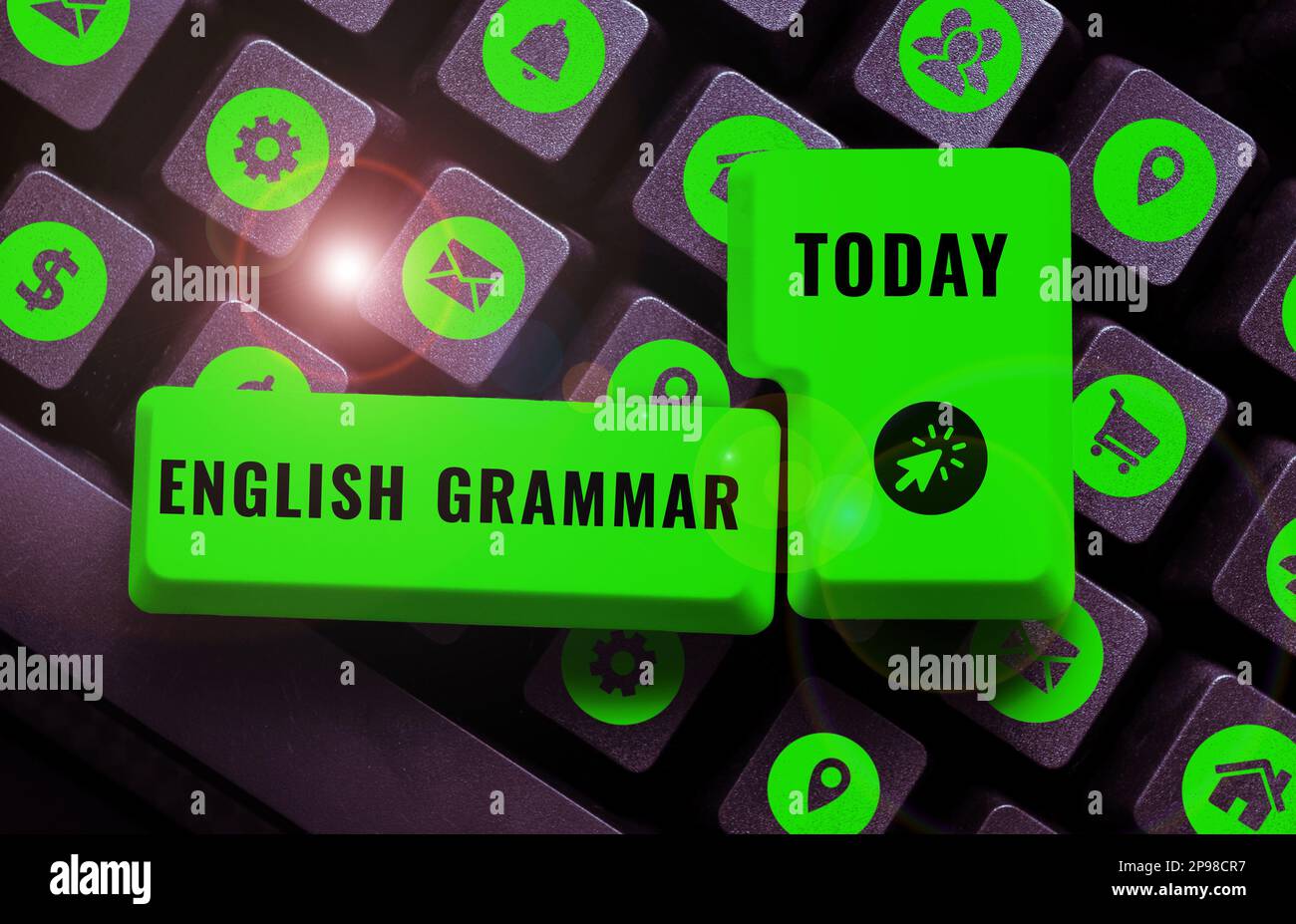 Inspiration showing sign English Grammar. Concept meaning courses cover ...